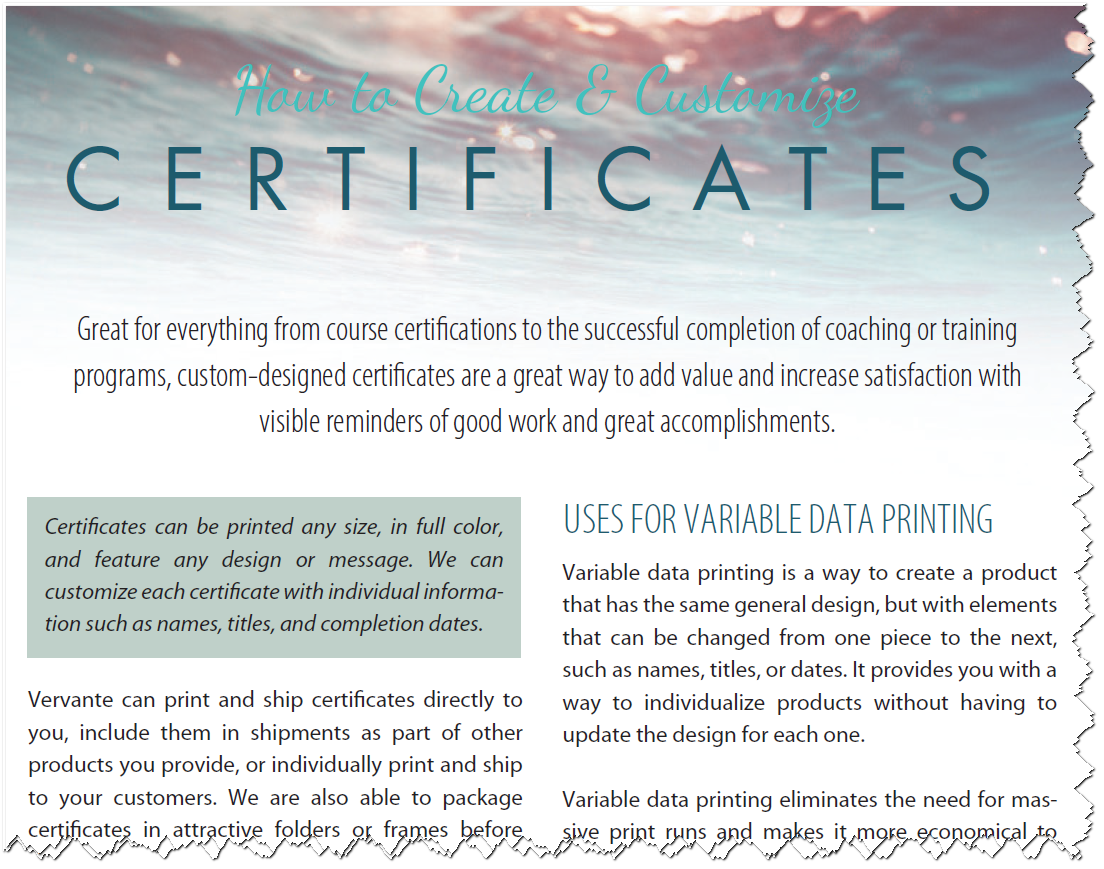How to Create Personalized Certificates - Vervante Blog